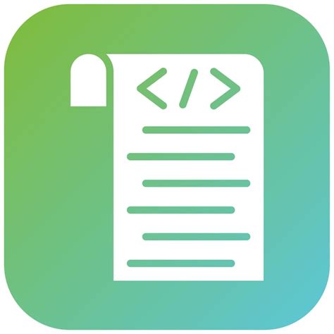 Premium Vector Vector Design Scripting Icon Style