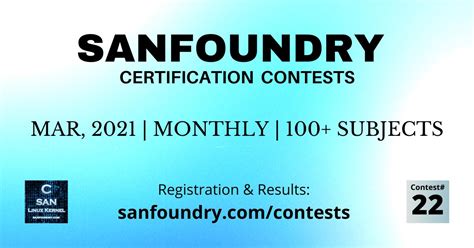 Sanfoundry On Linkedin Contest Certification Programming
