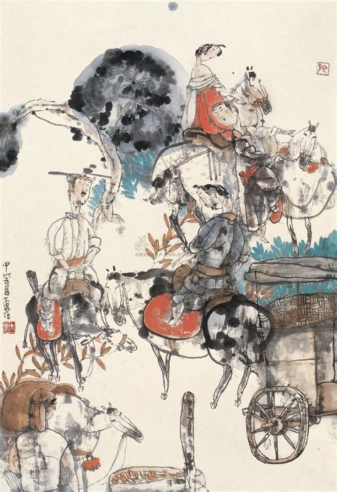 施大畏 甲戌1994年作 春游图 立轴上海道明 2010秋季拍卖会上海道明拍品价格图片拍卖专场拍卖会预展拍卖会结果卓克拍卖频道