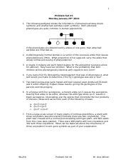 Genetics Problem Set Inheritance Phenotypes Explained Course Hero