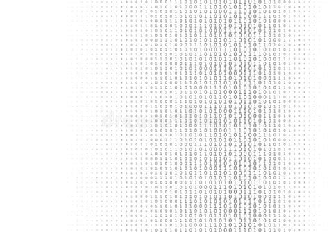 Fond Noir Et Blanc De Code Binaire Illustration Stock Illustration Du Conception Binaire
