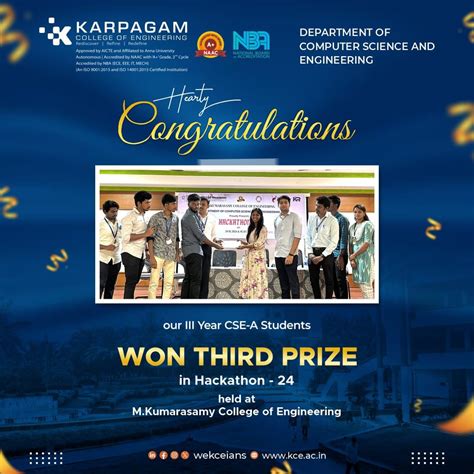 Karpagam College Of Engineering On Linkedin Hackathon Coding