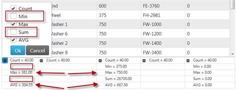 Configuring Column Summaries IgGrid Ignite UI Help