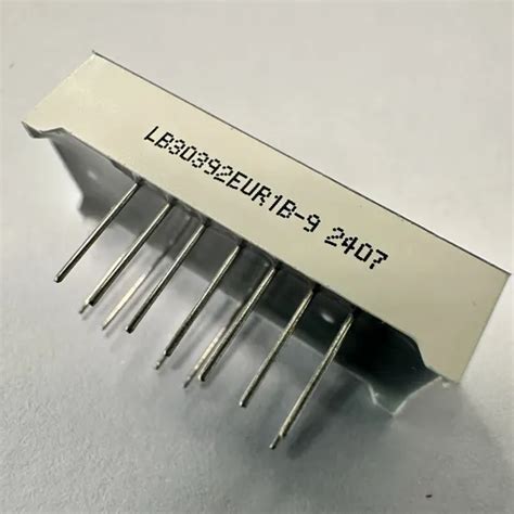 Ultra Bright Red 7 Segment Led Display 3 Digit 10mm Common Cathode For