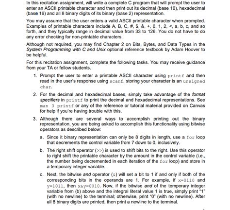 Solved In This Recitation Assignment Will Write A Complete