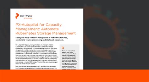 Px Autopilot For Capacity Management Automate Kubernetes Storage