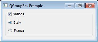 Bancaldo PyQt QGroupBox