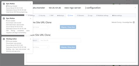 Cloning A Site With The Same Url To A Different Server Gridpane