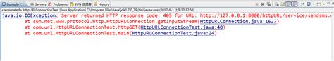 Ioexception Server Returned Response Code 405 For Url