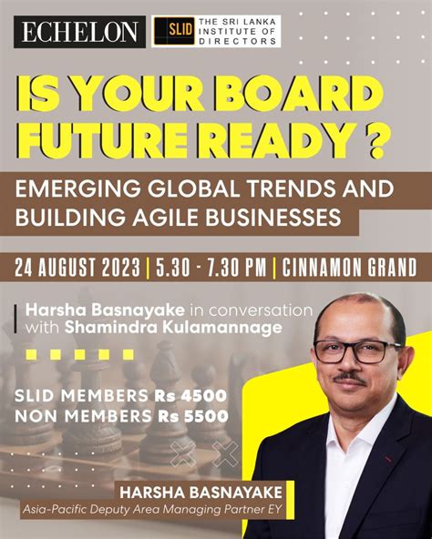 Praveen Ruberu On Linkedin Harsha Basnayake Ey Asia Pacific Deputy