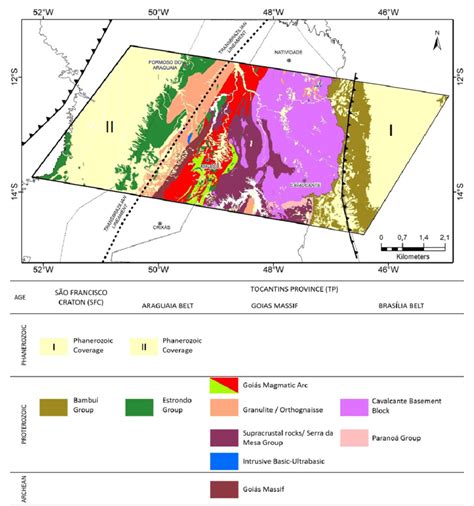 Simplified Geological Map Of The Study Area Modified From Fuck Et Download Scientific Diagram
