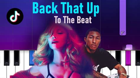 Madonna Back That Up To The Beat Tiktok Piano Tutorial Youtube