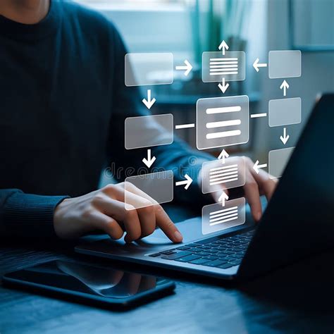 Workflow Automation Diagram Stock Illustrations 1 749 Workflow