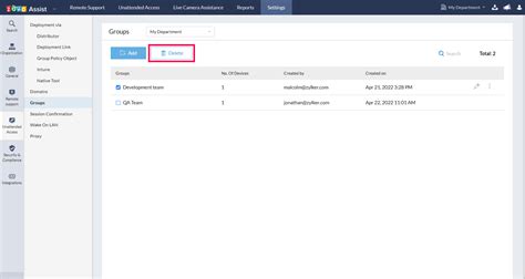 Choose The Groups You Want To Delete And Click Delete Group At The Top
