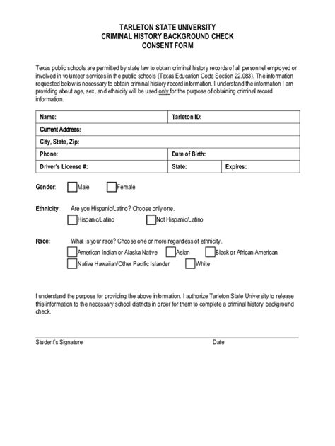 Fillable Online Useful Background Check Consent Forms FREE Criminal Background Check