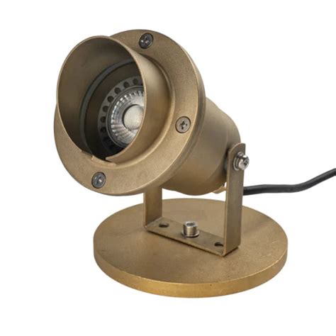 Elipta Atlantus Ii Underwater Light With Glare Shield Brass