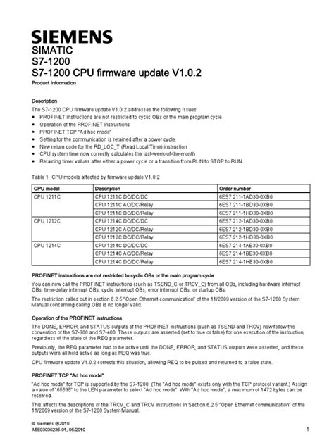 Plc Hardware Siemens 6es7214 1be30 0xb0 Simatic S7 1200 41 Off
