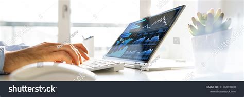 Data Analyst Using Data Analytics Kpi Stock Photo 2106892808 Shutterstock