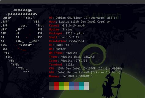 Debian 12 On The Framework 13 13th Gen Is Great Rframework