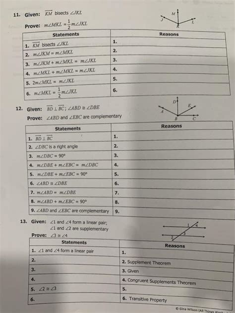 Unit 2 Logic And Proof Homework 8 Angle Proofs 27 Pages Answer In Doc [1 2mb] Updated 2021