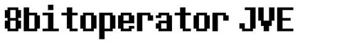 8bitoperator JVE Font By GrandChaos9000 FontRiver