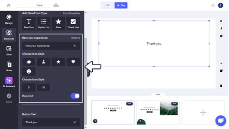 Add A Rating On V2 Editor Decktopus