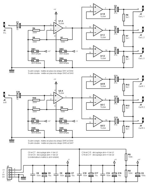 Audio Schematics Stereo Audio Distributor Audio Schematics Stereo Audio Distributor