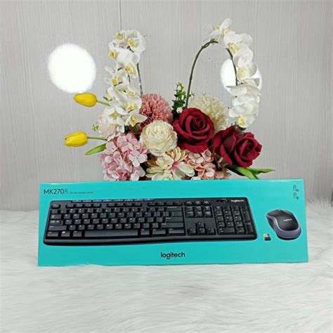 Jual Ready Keyboard Mouse Wireless Logitech Mk270r Original New Di Seller Retail Indo Global