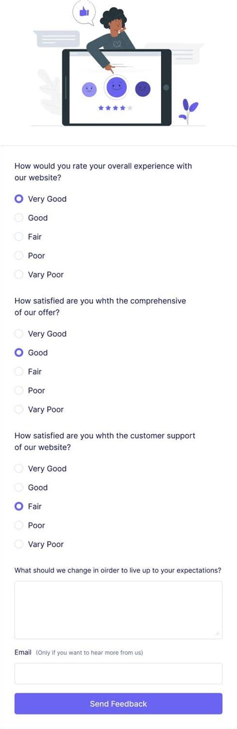 20 Free Html Form Templates Based On Htmlcss And Tailwind Formbold