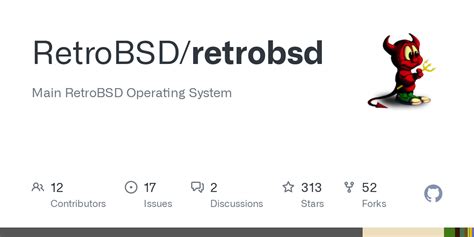 GitHub RetroBSD Retrobsd Main RetroBSD Operating System