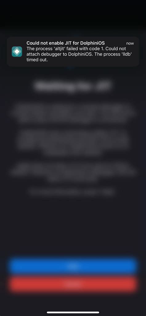 Can Someone Help Me Getting The Error Code Could Not Enable Jit For