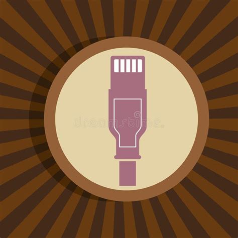 USB Technology Connection Stock Illustration Illustration Of Data