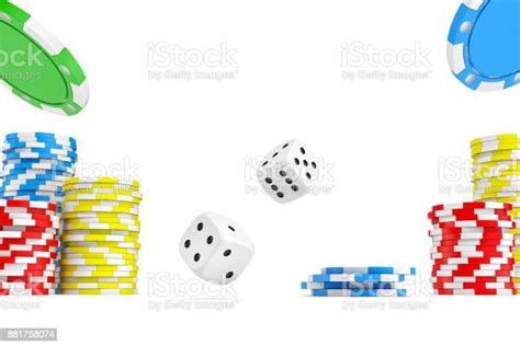 카지노 칩 스택 및 흰색 주사위와 4 개의 다른 에이스 카드의 3d 렌더링 겜블링 칩에 대한 스톡 사진 및 기타 이미지 겜블링 칩 카지노에서 일하는 사람 0명