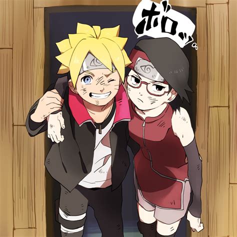 Uzumaki Boruto Uchiha Sarada Uchiha Sarada Uzumaki Boruto