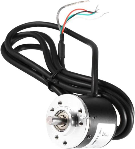 Photoelectric Incremental Rotary Encoder 600P R 5000 RPM 2 Phases 5V 24V For Displacement