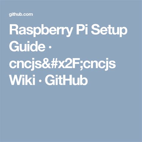 Raspberry Pi Setup Guide