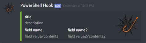 Using Discord Webhooks And Embeds With Powershell Part 2 — The Ginger
