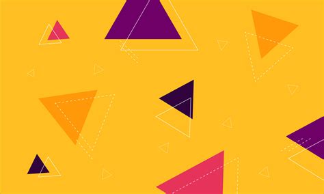 Abstract Geometric Modern Triangle Shape Background With Dotted