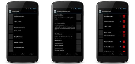 Les Bibliothèques Utiles Pour Améliorer Les Listview Dans Vos