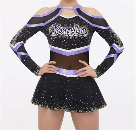 Cut Out Back Cheer Uniform Ula Cheer Uniforms
