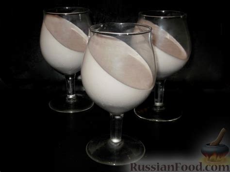 Рецепт Сливки взбитые с желатином на