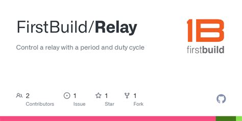 Github Firstbuildrelay Control A Relay With A Period And Duty Cycle