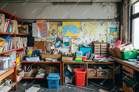Premium Photo A Chaotic Room Filled With Clutter Hidden Corners Of An