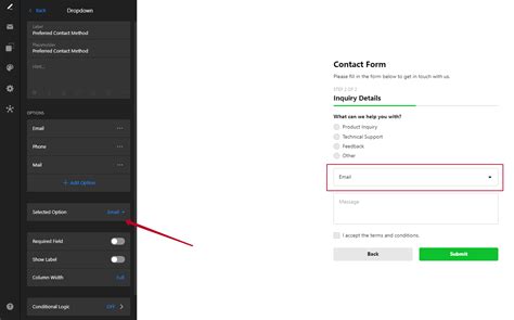 Forms Issue With The Selected Options For Dropdown Fixed Fixed