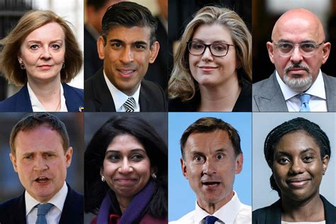 Tory Leadership Candidates Where Each Candidate Stands On 12 Key