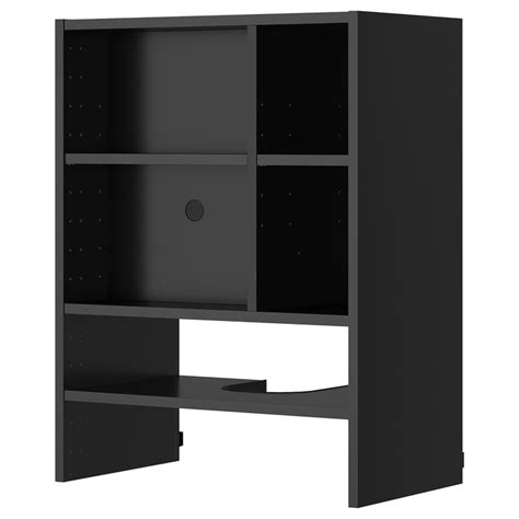 Metod Struct élément Mural Pr Hotte Intég Noir Gris 60x37x80 Cm