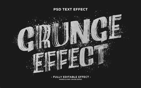 Premium Psd Grunge Rusty Text Effect Premium Psd Grunge Rusty Text Effect