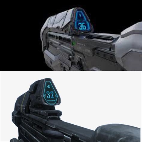 Halo Reach Battle Rifle Halo Ma5c Assault Rifle 3d Model By Makerlab