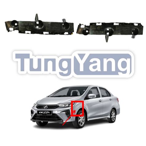Perodua Bezza 2020 Front Bumper Side Bracket Original Shopee Malaysia