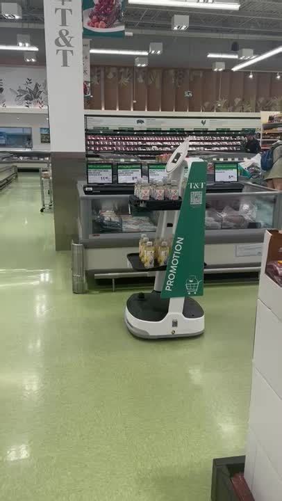 Teamtech Robotics Ltd On Linkedin Promo Robot In Action At Retail